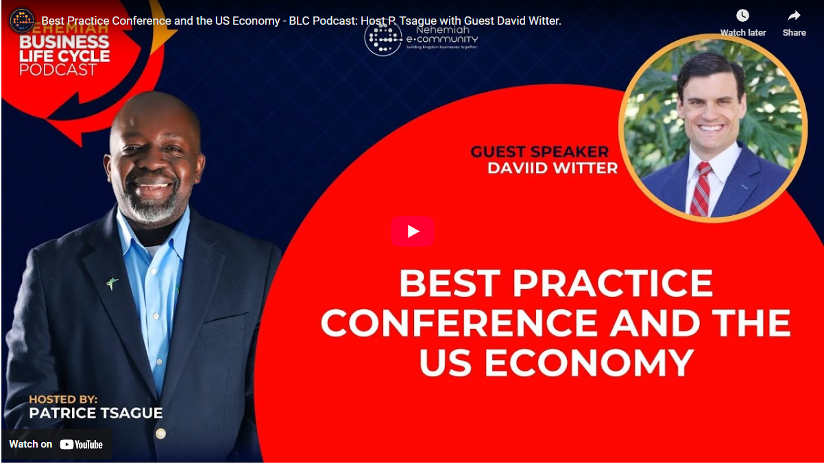 Best Practice Conference and the US Economy: Host Patrice Tsague with ...