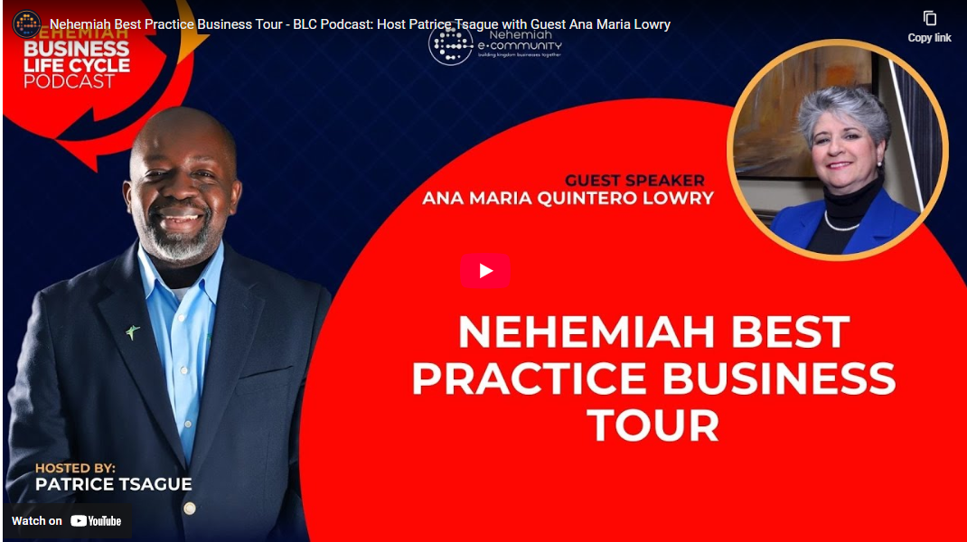 Nehemiah Best Practice Business Tour & Conference: Host Patrice Tsague ...