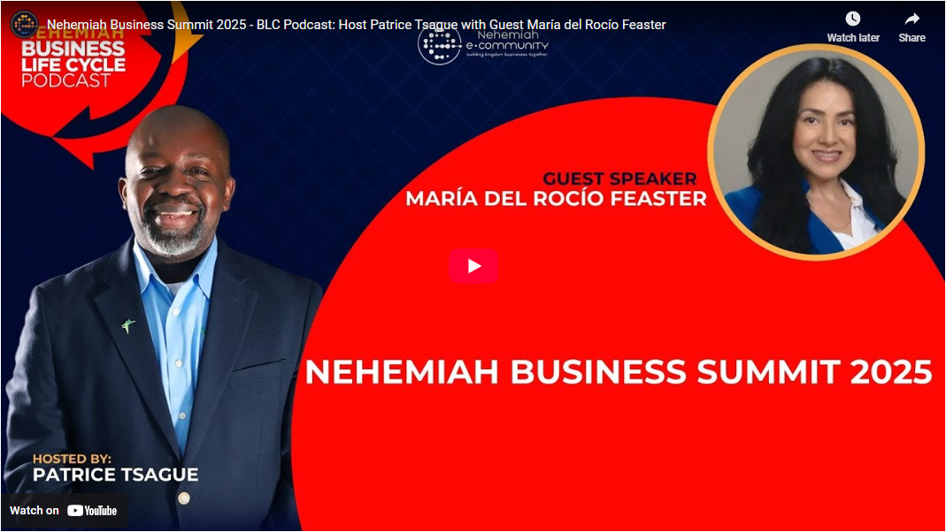 Nehemiah Business Summit 2025: Host Patrice Tsague with Guest María del ...
