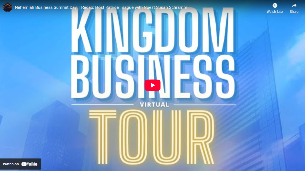 Nehemiah Business Summit Day 1 Recap: Host Patrice Tsague with Guest ...
